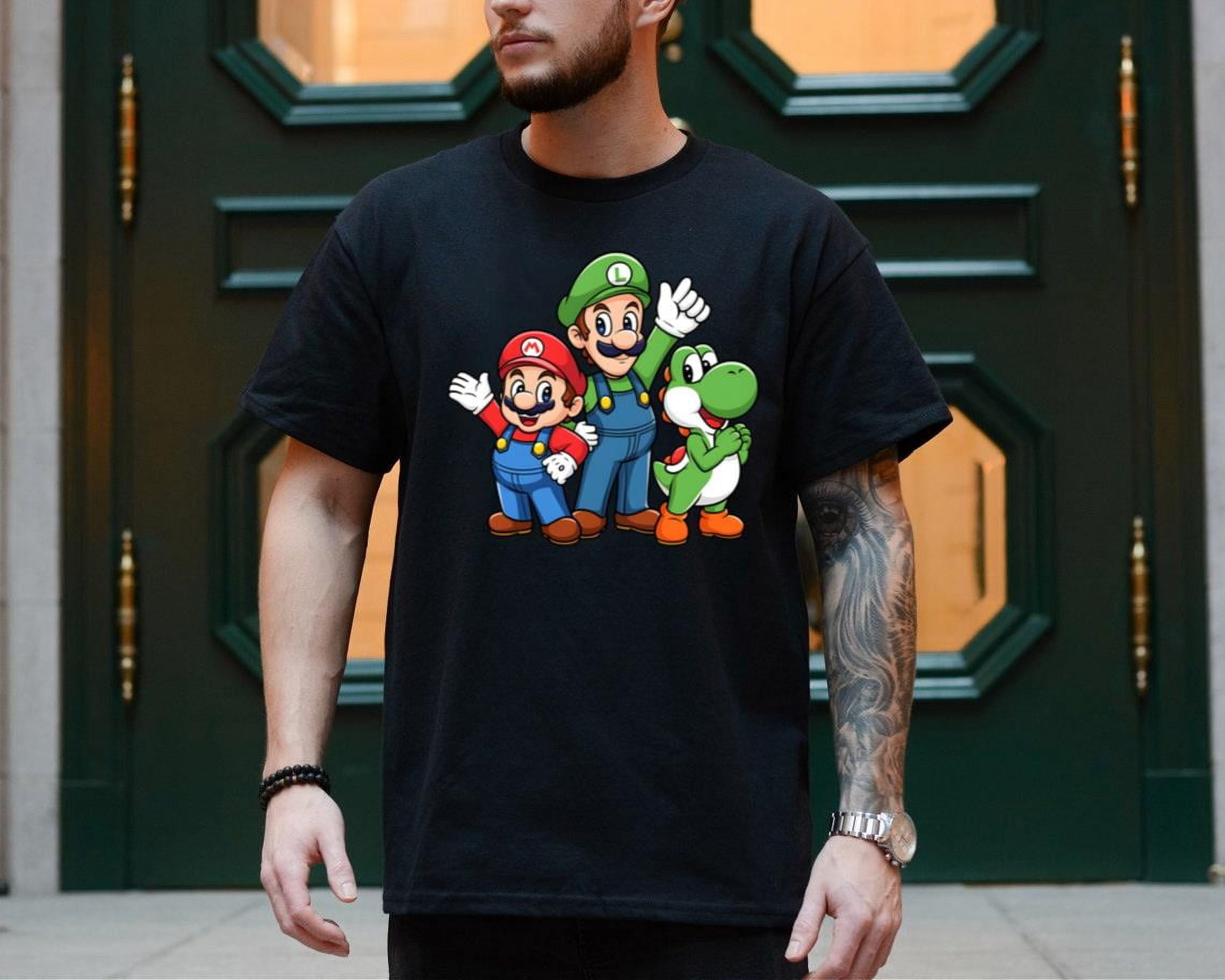 Mario Luigi and Yoshi Joyful Friends T-Shirt, Super Mario Friends Shirt ...