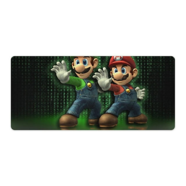 Mario Luigi's Mansion Bros Extended Gaming Mouse Pad No-sliped Large ...