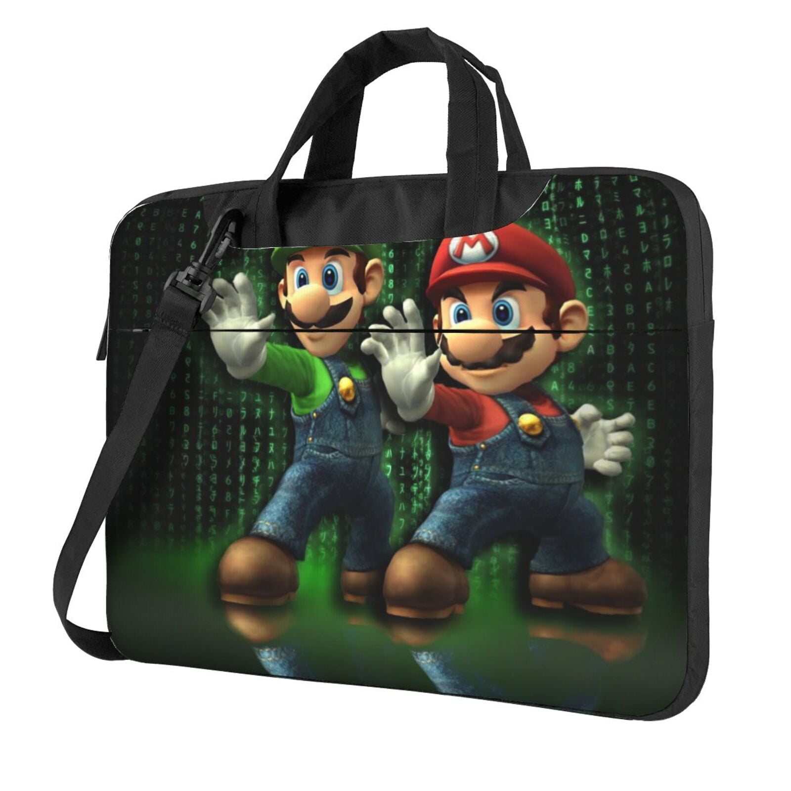 Mario Luigi's Mansion Bros Laptop Bag Portable Shoulder Laptop Case ...