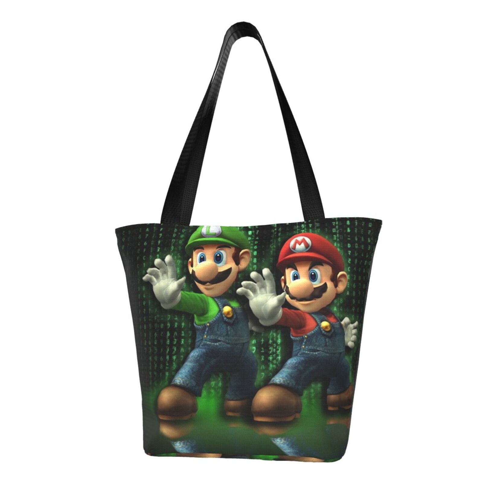 Mario Luigi's Mansion Bros Women's Tote Bag Large Capacity Shoulder ...