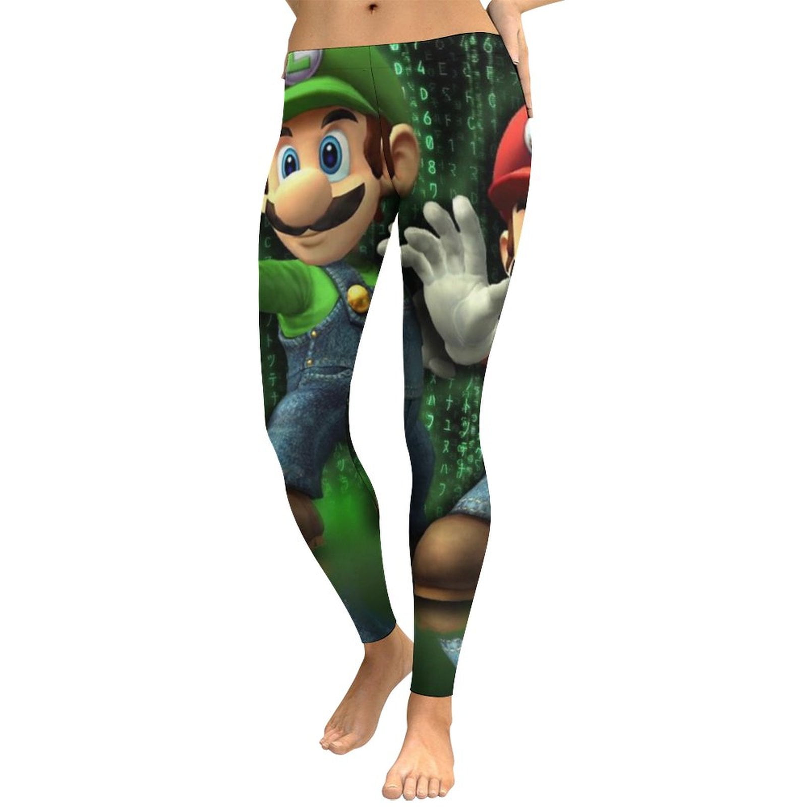Mario Luigi's Mansion Bros Women's Yoga Pants High Waisted Tummy ...