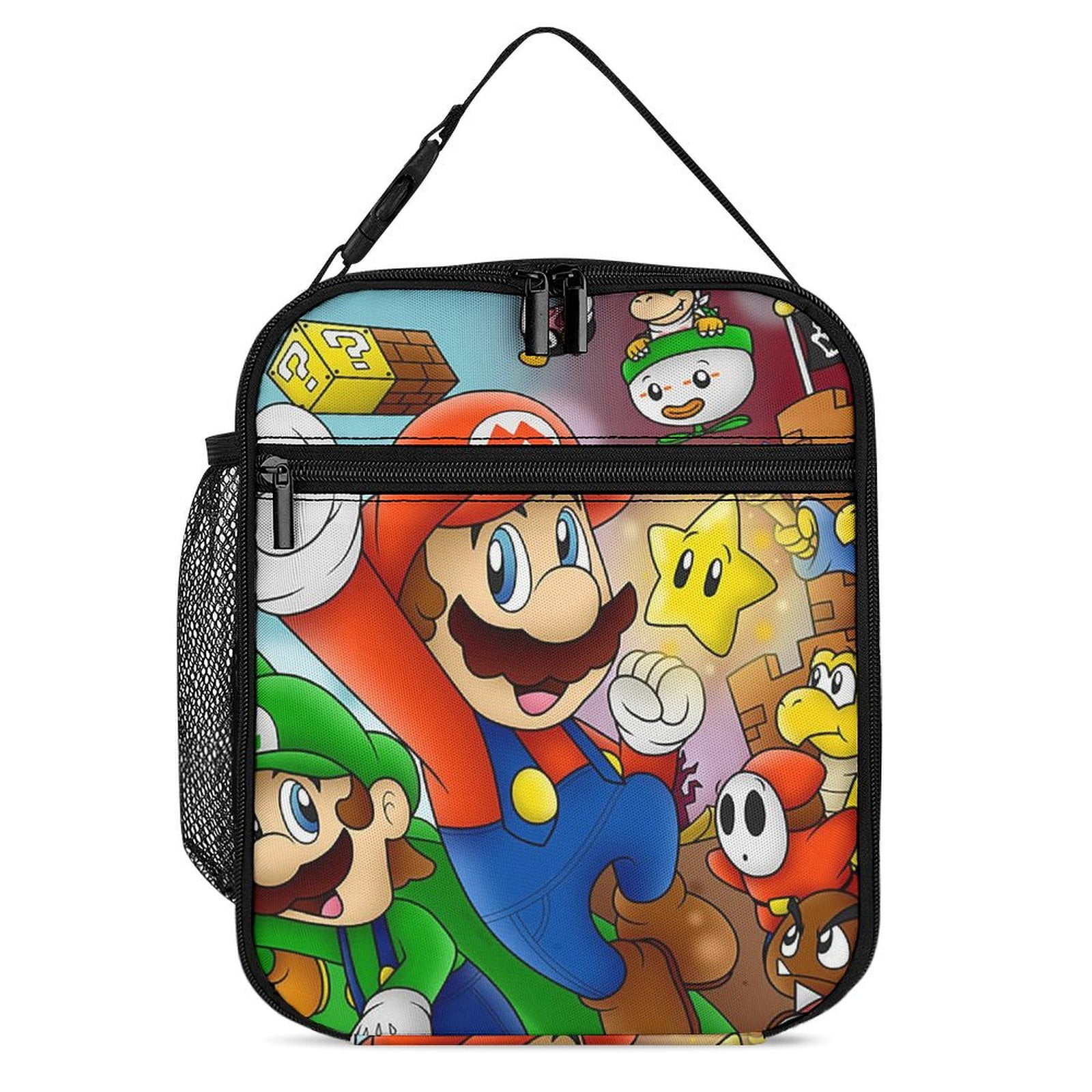 Mario Lunch Bag Insulated, Lunch Box Bag, Reusable Lunch Tote Bag ...