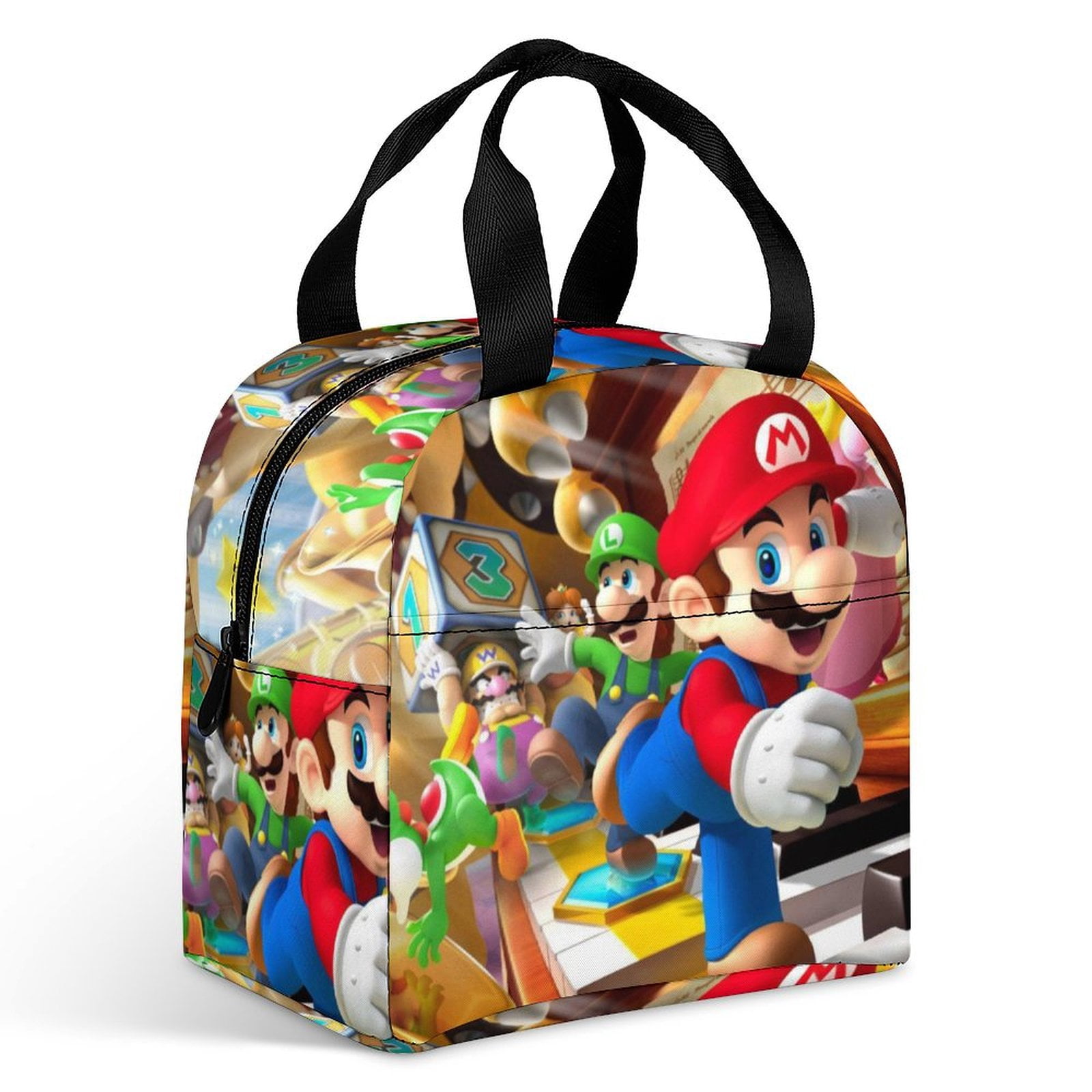 Mario Lunch Bag Insulated, Lunch Box Bag, Reusable Lunch Tote Bag ...