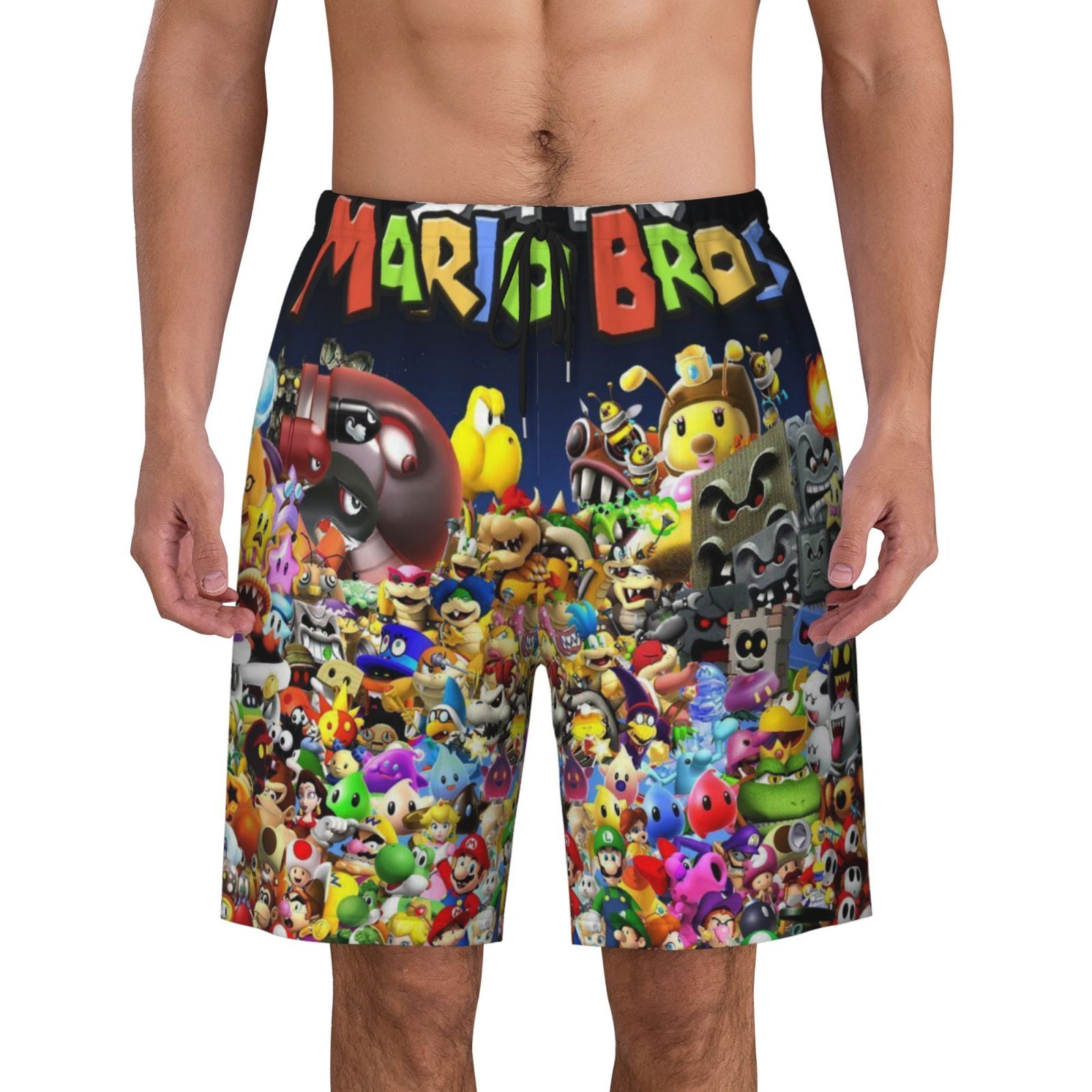 Mario Men's Swim Trunks Quick Dry Board Shorts Bathing Suit Swimsuits ...