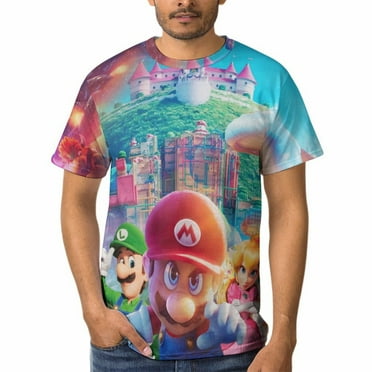 Nintendo Mario Kart Men's & Big Men's Mario Running Graphic Tee Shirt ...