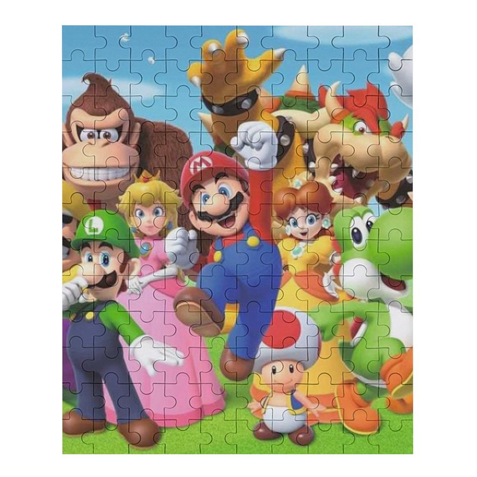 Mario Merch Mario Puzzles for Kids 120 PCS Puzzle Toys Christmas Gift ...