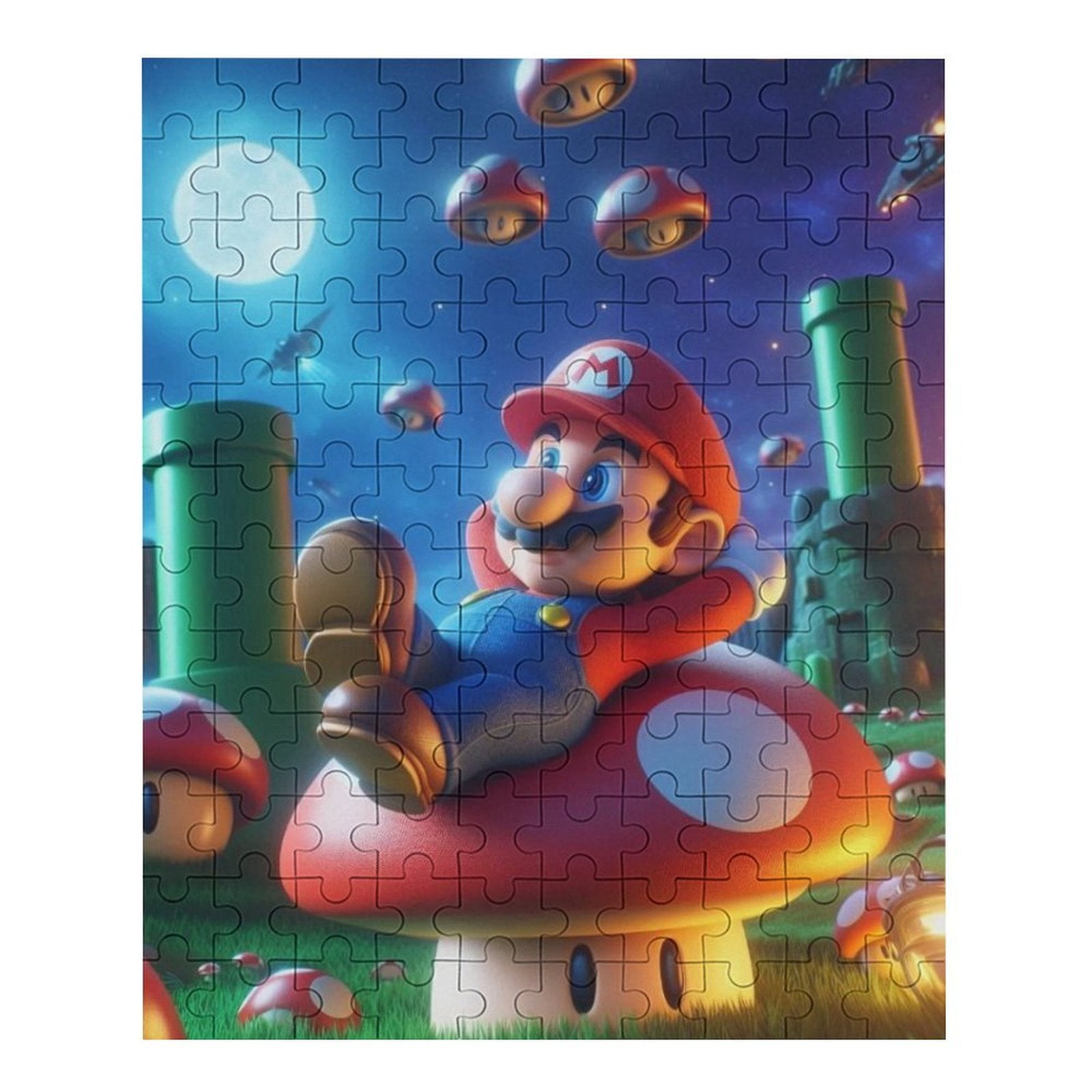 Mario Merch Mario Puzzles for Kids 120 PCS Puzzle Toys Christmas Gift ...