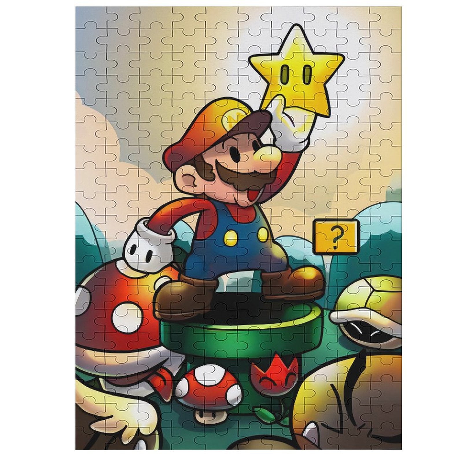 Mario Merch Mario Puzzles for Kids 200 PCS Puzzle Toys Christmas Gift ...