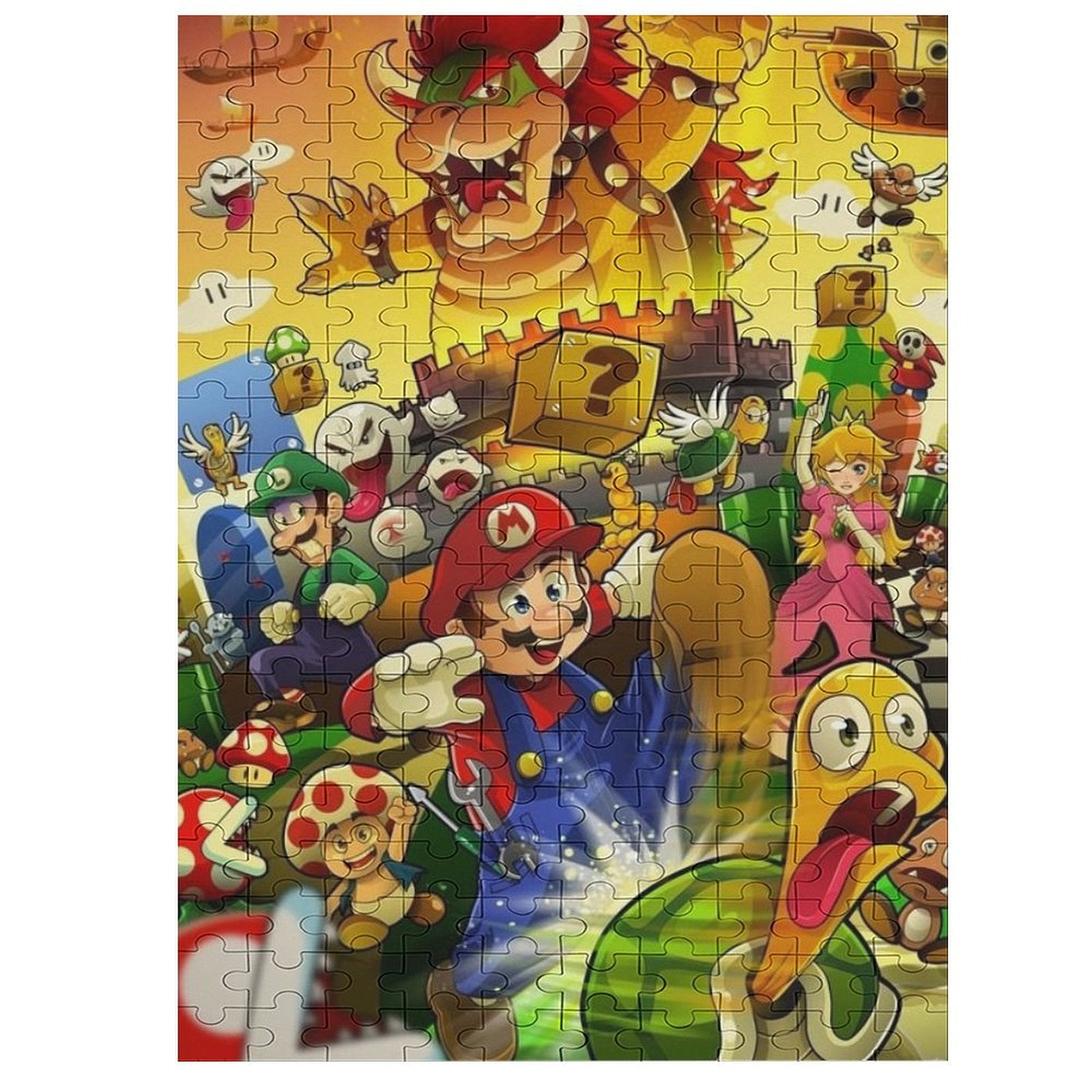Mario Merch Mario Puzzles for Kids 200 PCS Puzzle Toys Christmas Gift ...