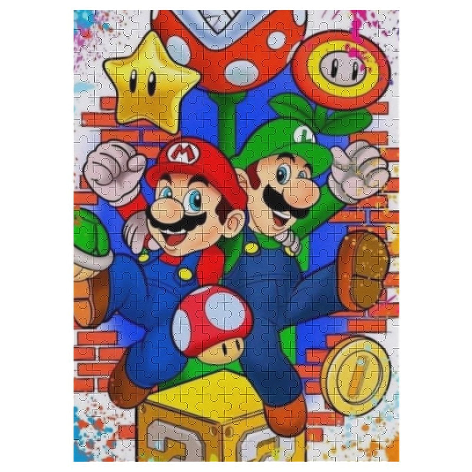 Mario Merch Mario Puzzles for Kids 300 PCS Puzzle Toys Christmas Gift ...