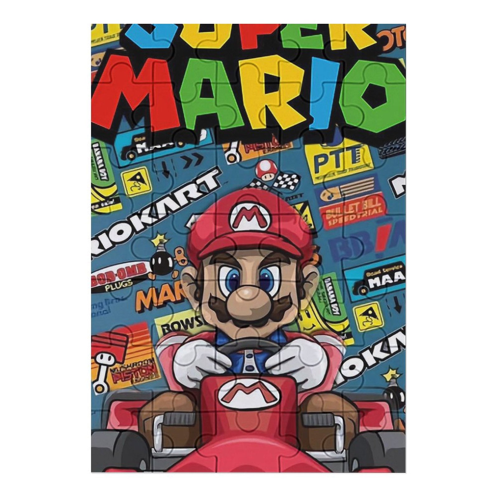 Mario Merch Mario Puzzles for Kids 35 PCS Puzzle Toys Christmas Gift ...