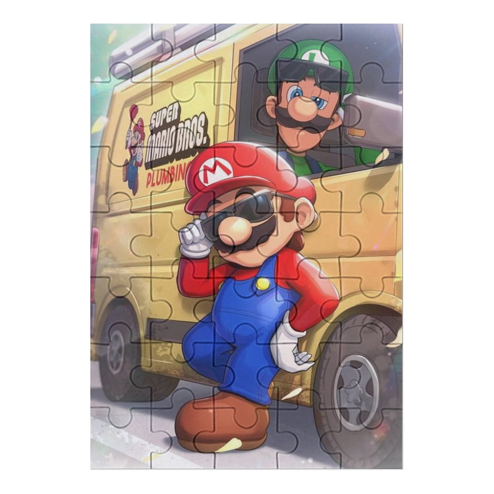 Mario Merch Mario Puzzles for Kids 35 PCS Puzzle Toys Christmas Gift ...