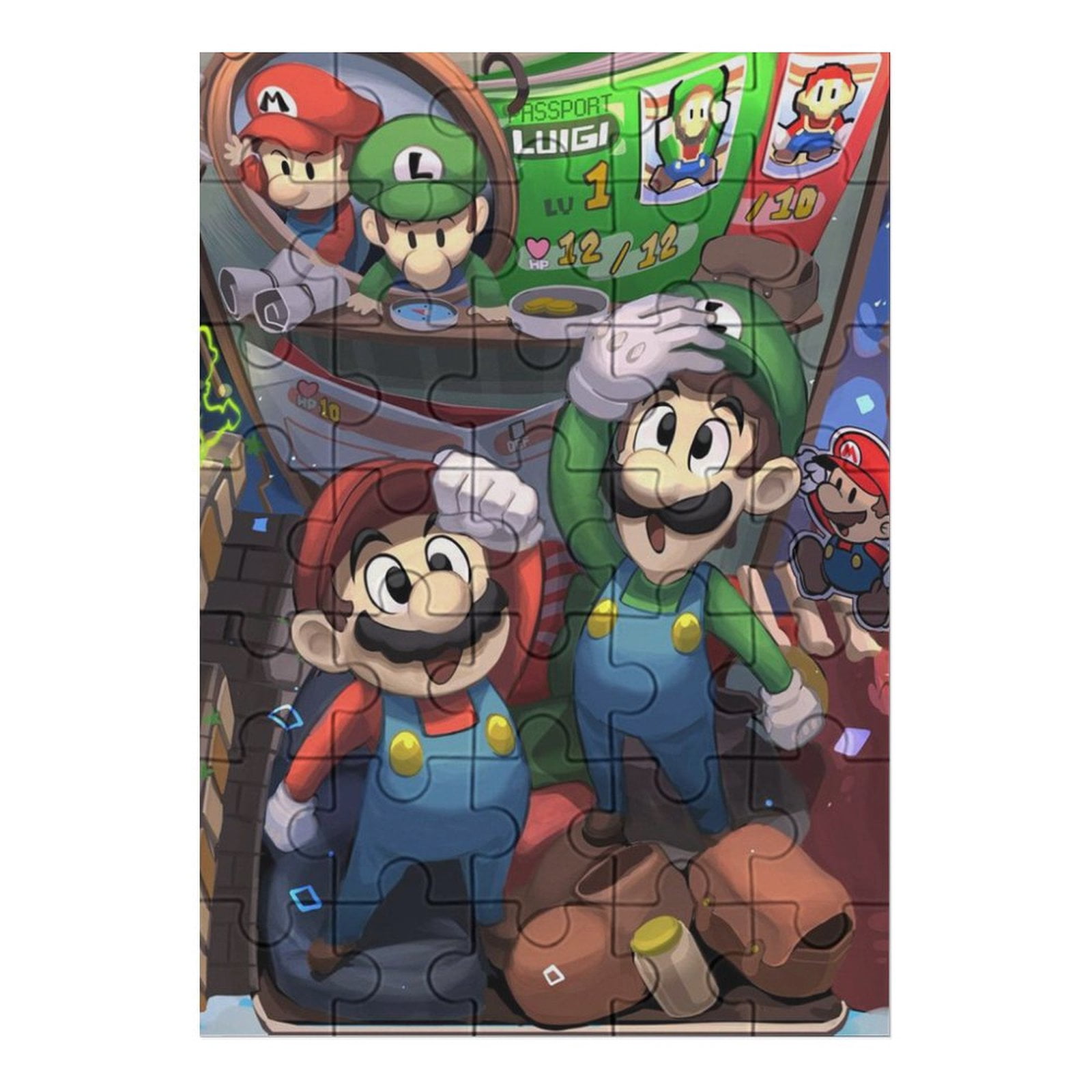 Mario Merch Mario Puzzles for Kids 35 PCS Puzzle Toys Christmas Gift ...