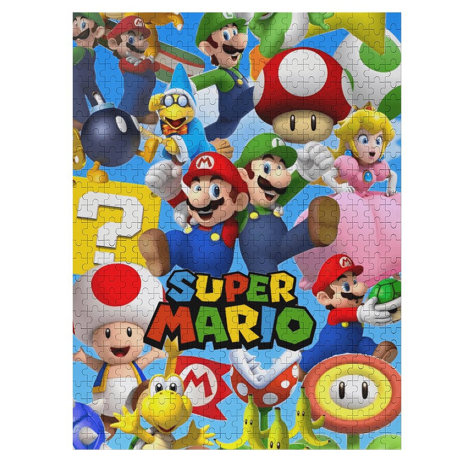 Mario Merch Mario Puzzles for Kids 500 PCS Puzzle Toys Christmas Gift ...