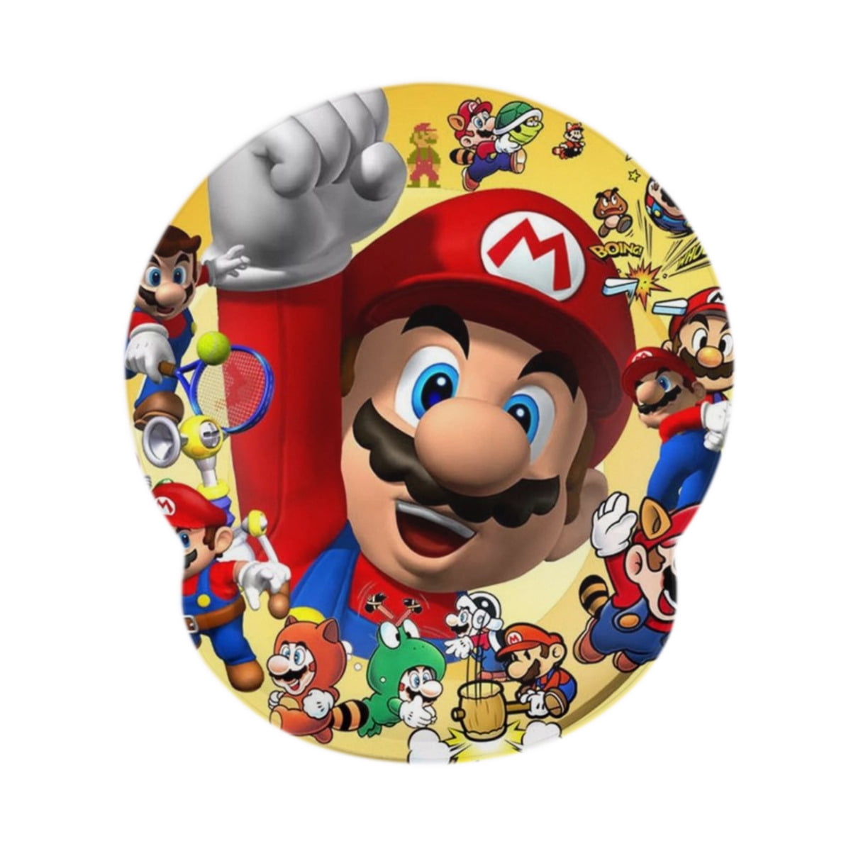 Mario Mouse Pad Wrist Support Game Accessory Pad Cute Design Mouse Pad ...