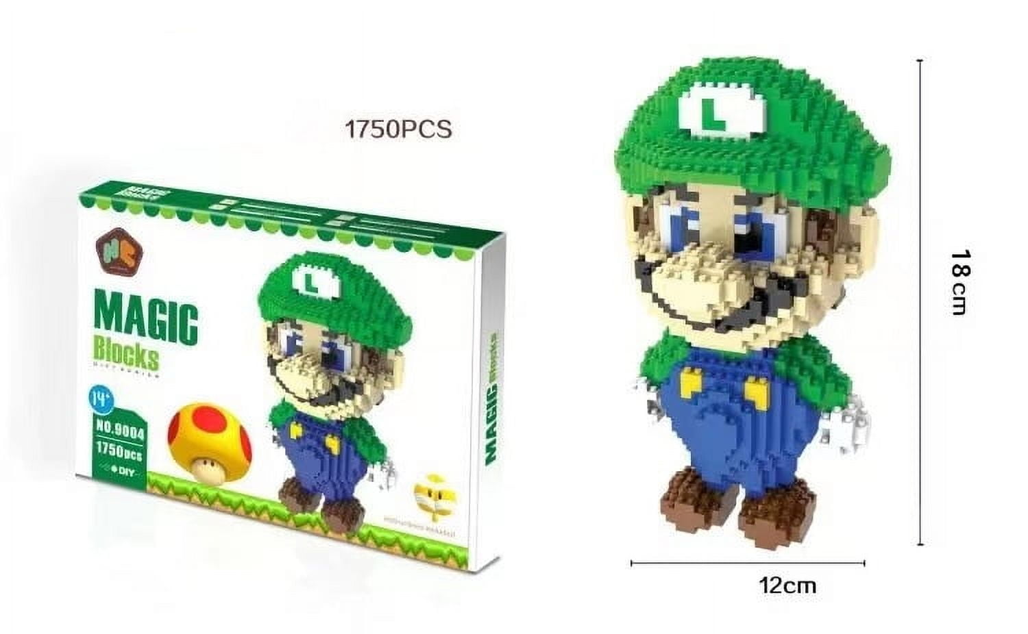 Mario Nano Blocks Set, Dinosaur Spider Building Blocks, 3D Puzzle DIY ...