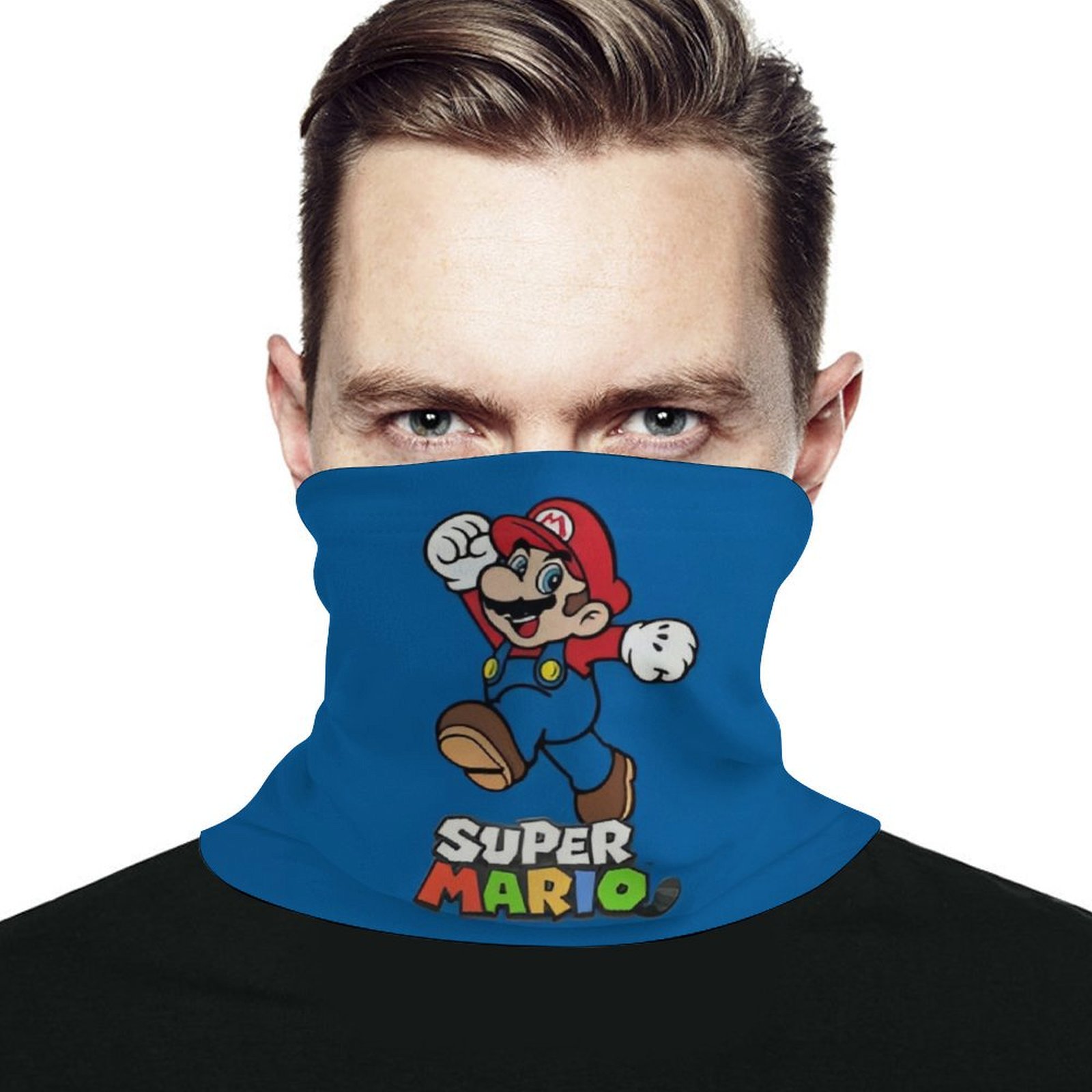 Mario Neck Gaiter Face Cover for Men Women Anti-static for Outdoor ...