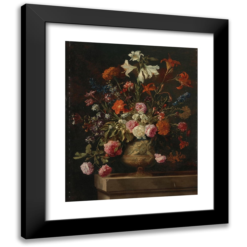 Mario Nuzzi 15x18 Black Modern Framed Museum Art Print Titled - Lilies ...