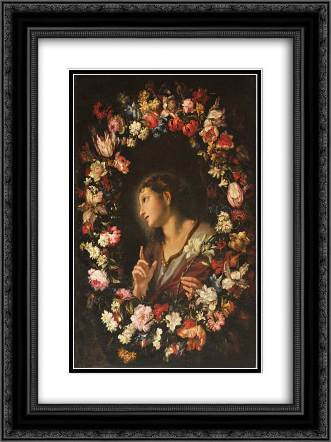 Mario Nuzzi 2x Matted 20x24 Black Ornate Framed Art Print 'The Angel of ...