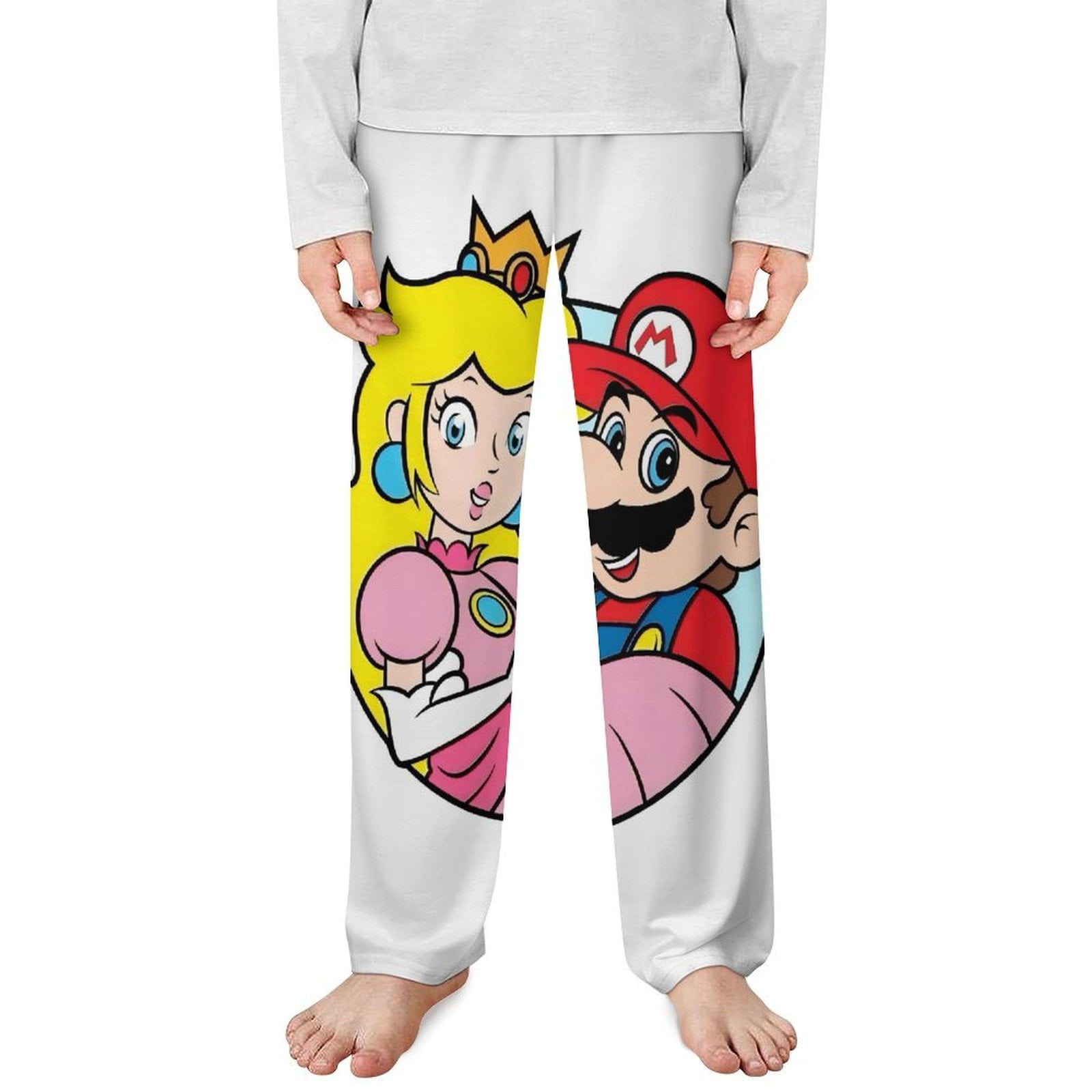 Mario Pajama Pants for Kids Anime Sleep Bottoms Mario Merch for Boys ...