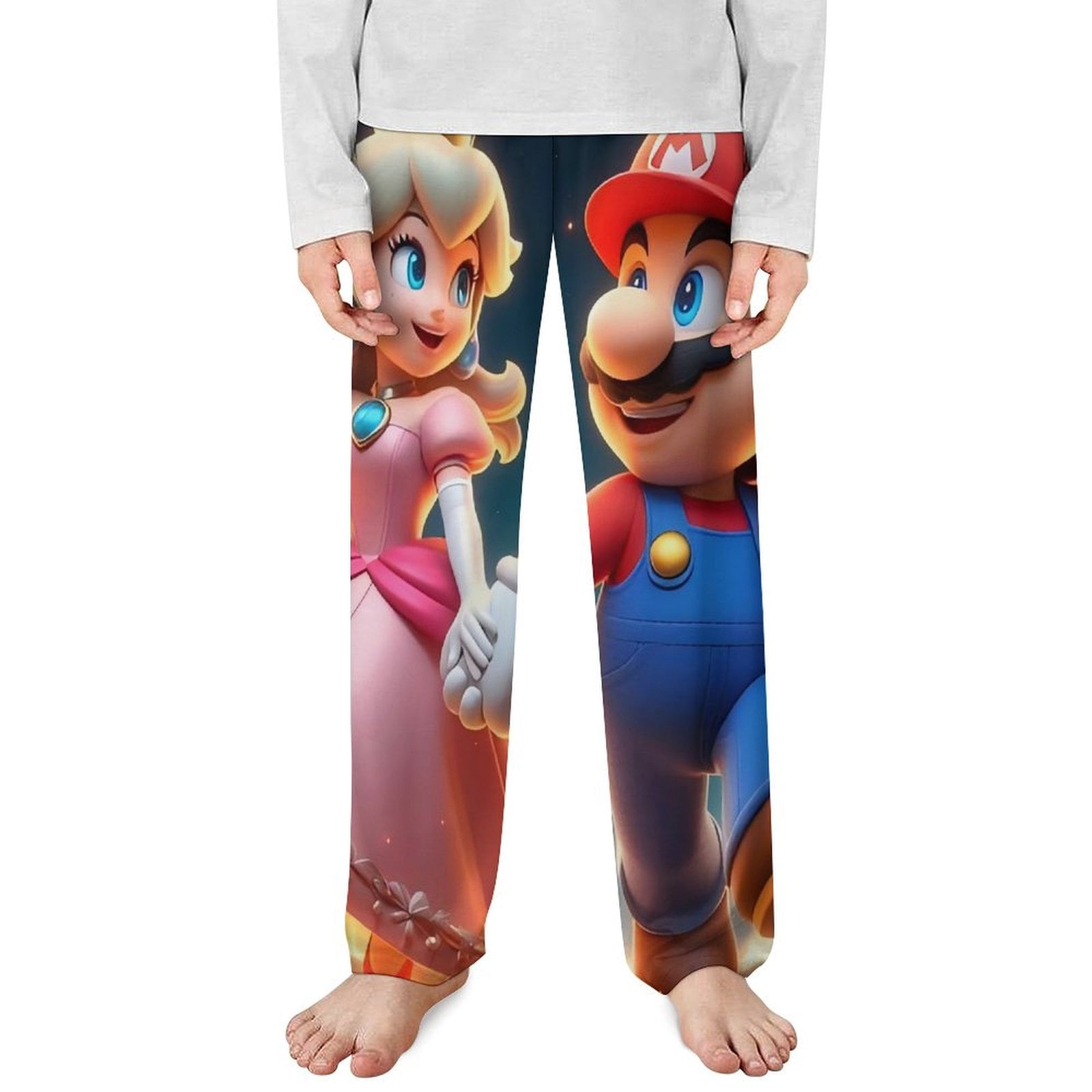 Mario Pajama Pants for Kids Anime Sleep Bottoms Mario Merch for Boys ...