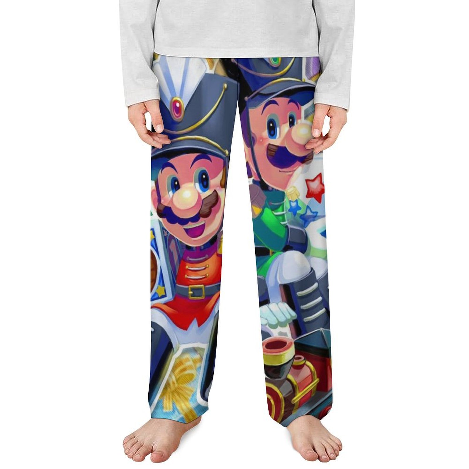 Mario Pajama Pants for Kids Anime Sleep Bottoms Mario Merch for Boys ...