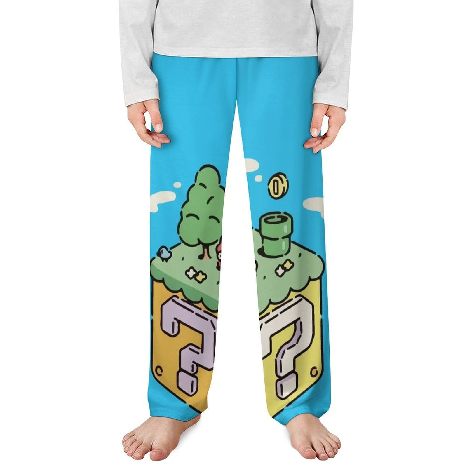 Mario Pajama Pants for Kids Anime Sleep Bottoms Mario Merch for Boys ...