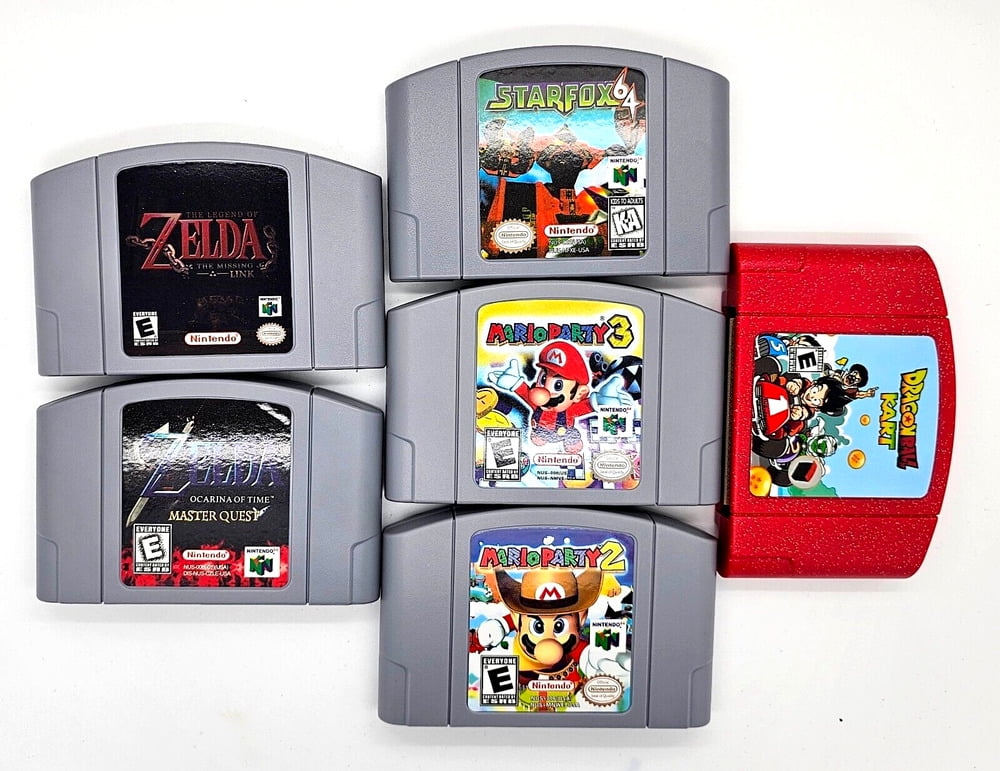 Mario Party 2 3 ZELDA STARFOX64 DRAGON BALL KART Video Game For ...