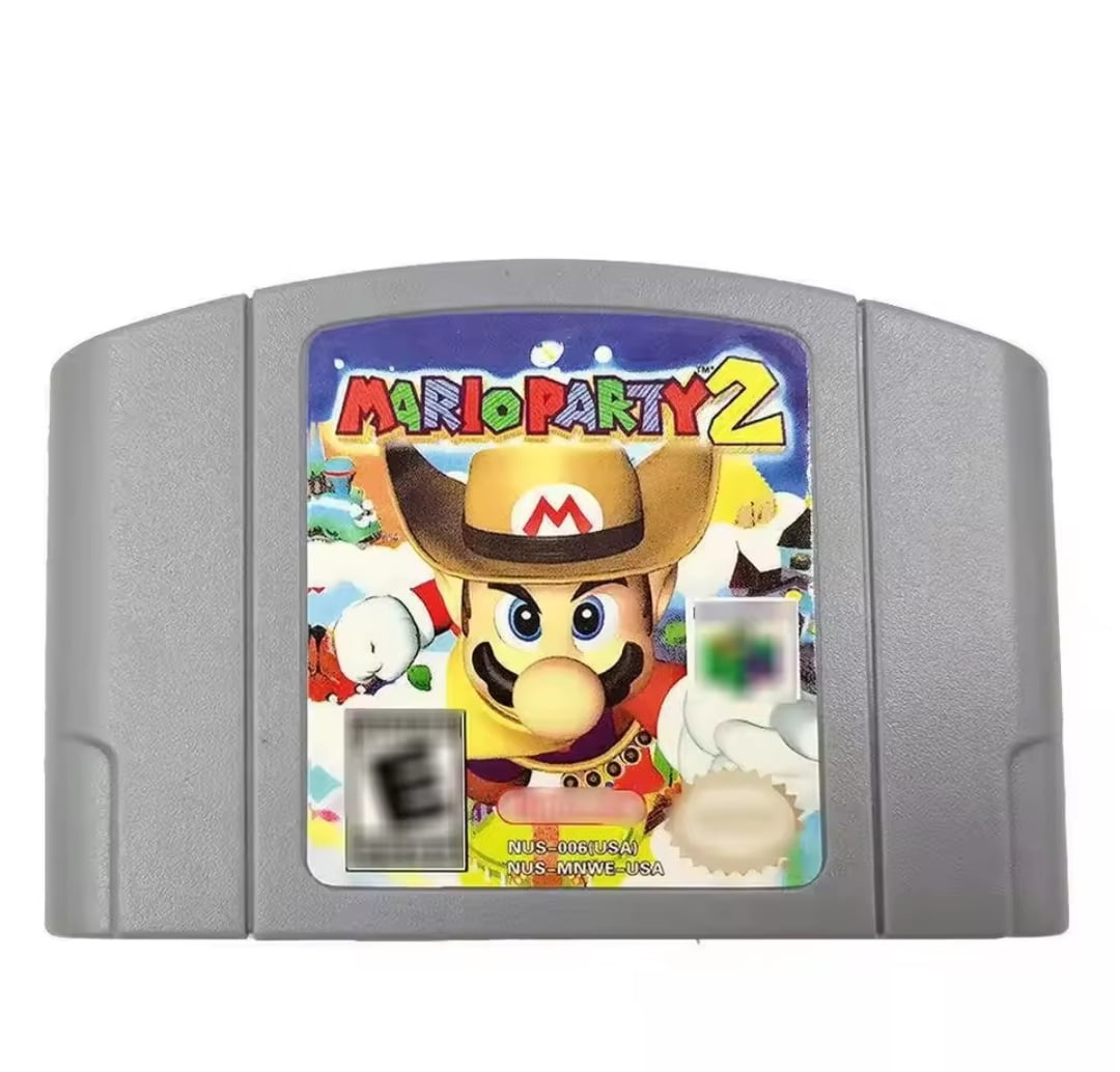 Mario Party 2 (N64 Cartridge, US Version) – Classic Multiplayer Game for Nintendo 64 - Walmart.com