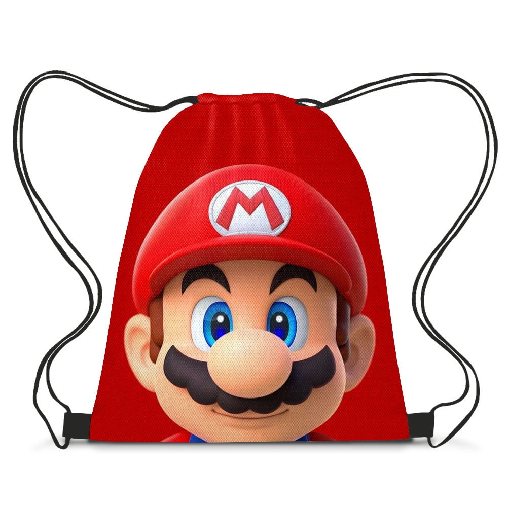Mario Party Favor Bags Spider Drawstring Bag Birthday Party Decorations ...