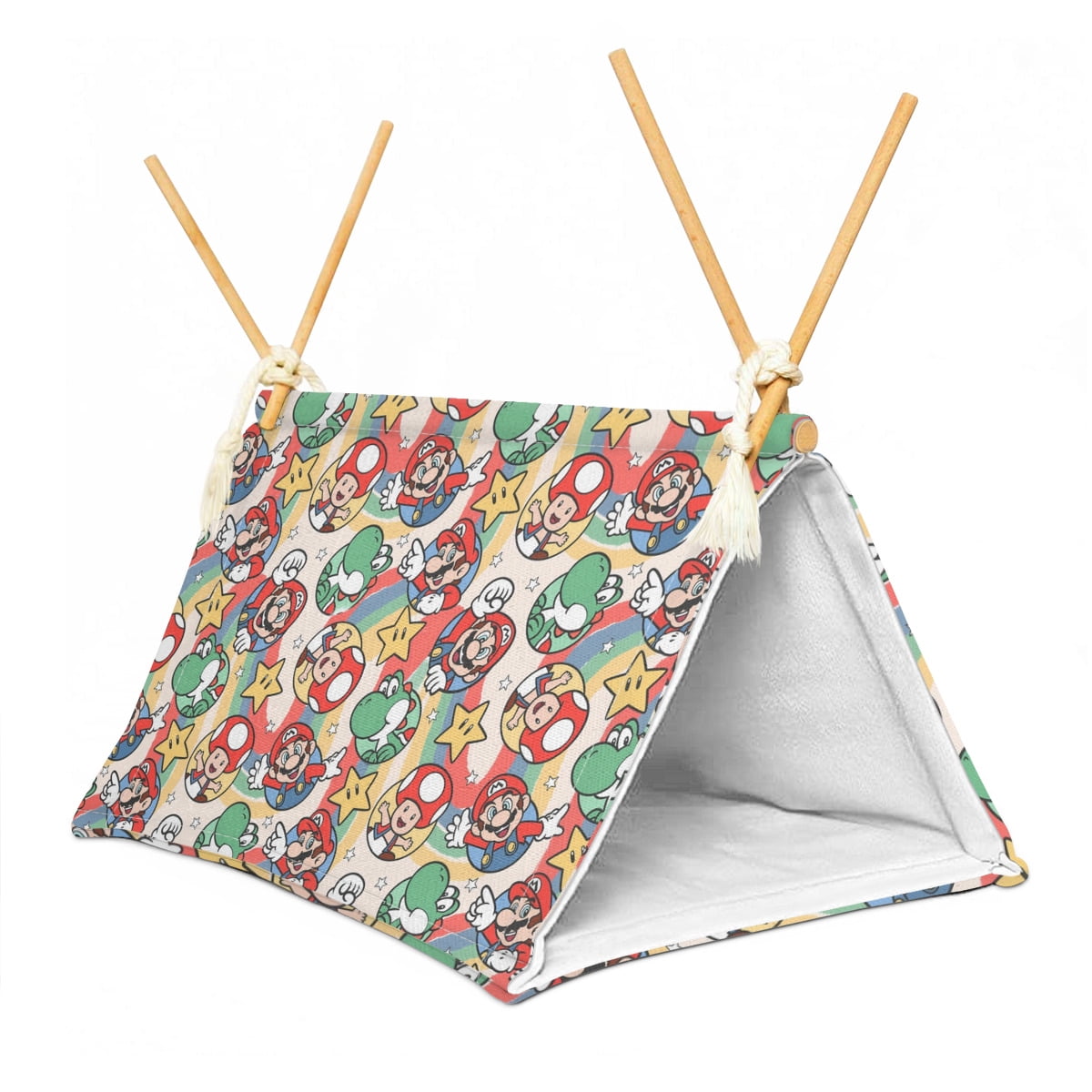 Mario Pet Tent Dog and Puppy Cat Tent Pile Bed Portable House with ...