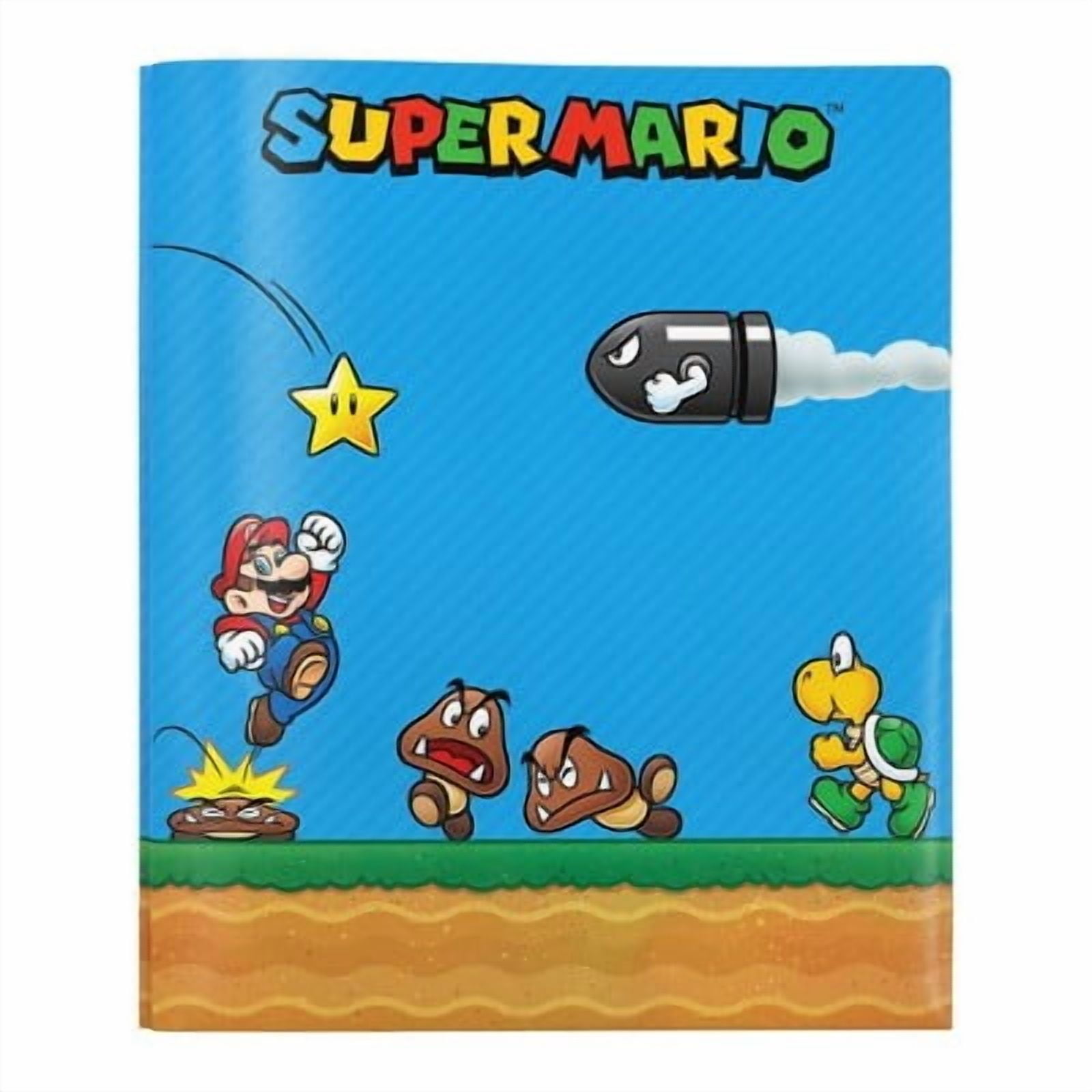 Mario Poly Prong File Folder School Supplies - Walmart.com