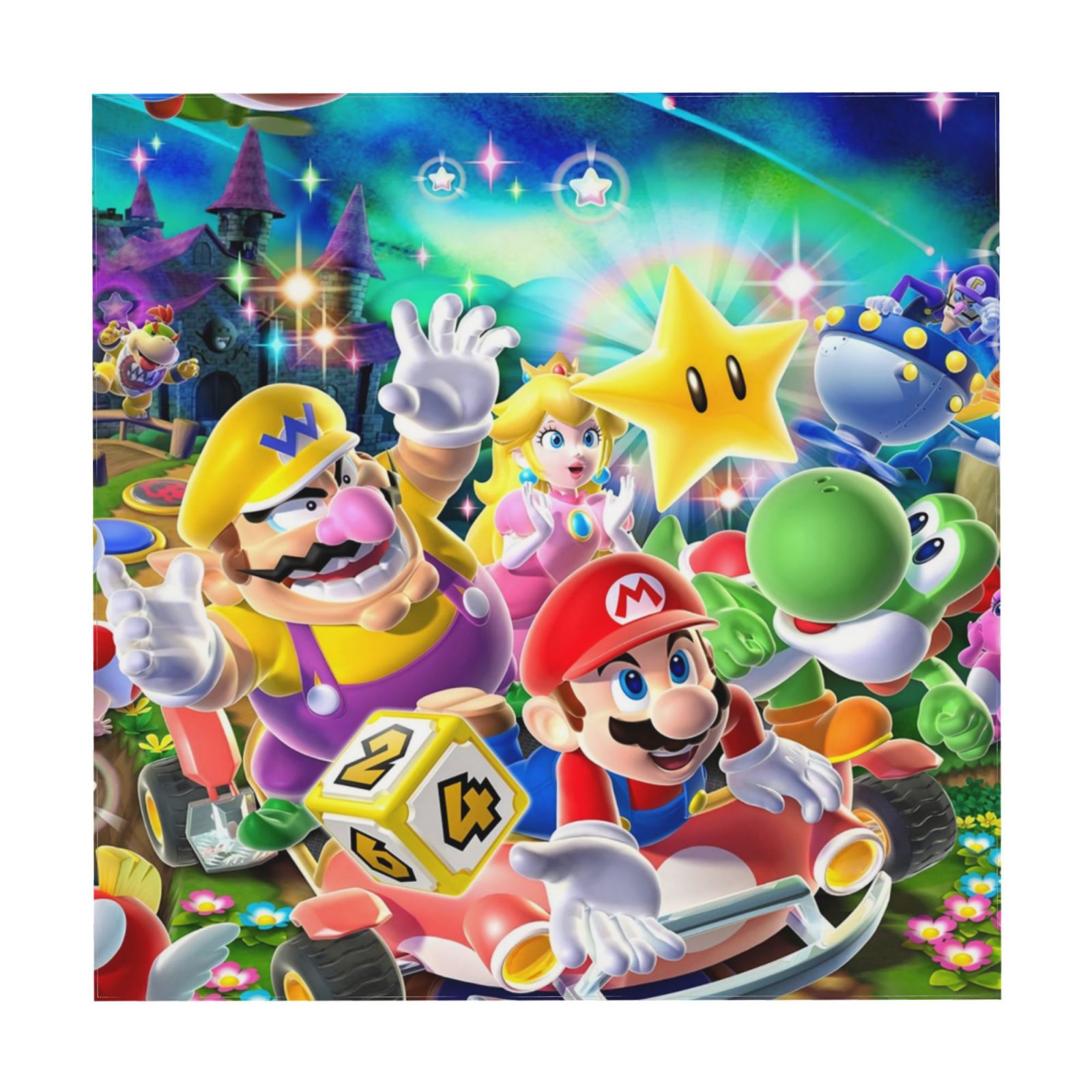 Mario Poster Super Game Bros Square Tablecloth, Table Cloth For Square ...