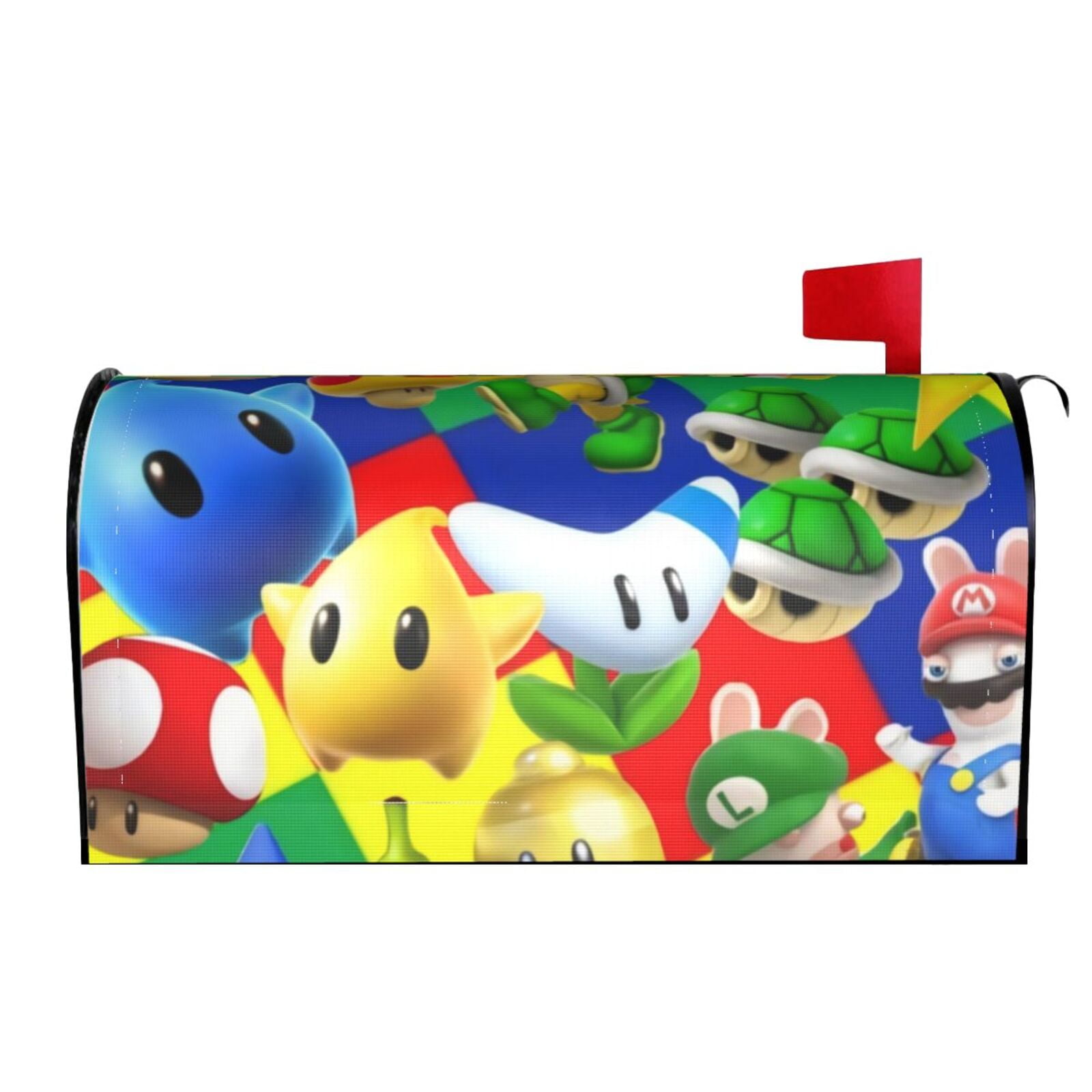 Mario Poster Super Game Bros03 Cartoon Character Mailbox Cover Magnetic ...