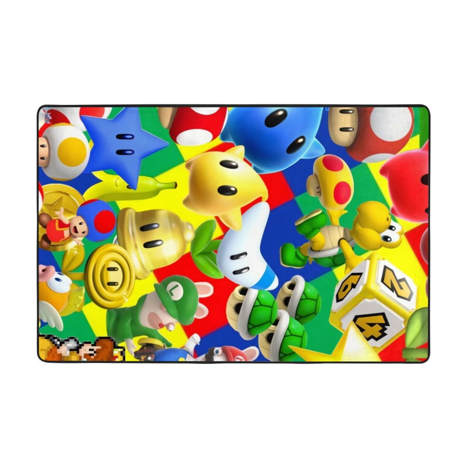 Mario Poster Super Game Bros03 Gamer Rug Room Non-Slip Gaming Rug Cool ...