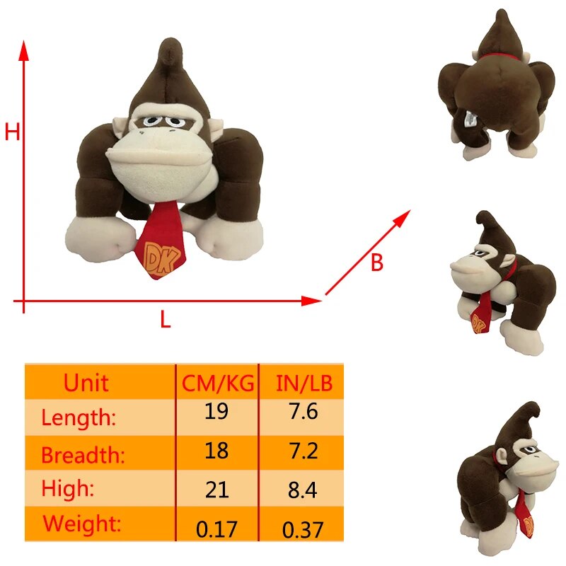 Mario Prince Florian Armad Condart Plush Toys Blooper Bessie Bass Diddy ...