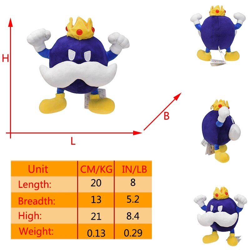 Mario Prince Florian Armad Condart Plush Toys Blooper Bessie Bass Diddy ...