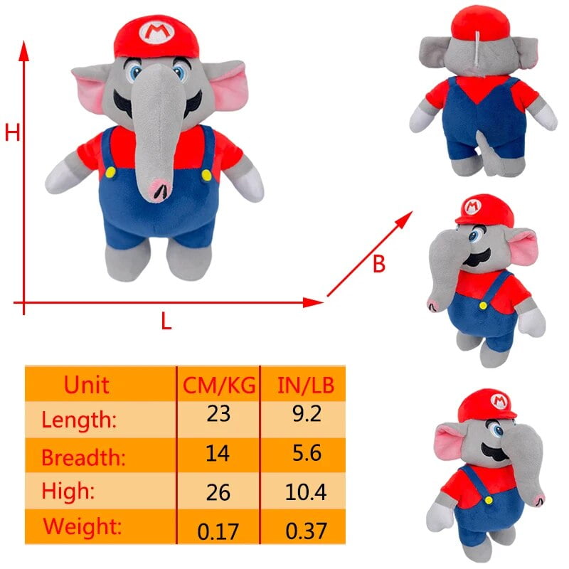 Mario Prince Florian Armad Condart Plush Toys Blooper Bessie Bass Diddy ...