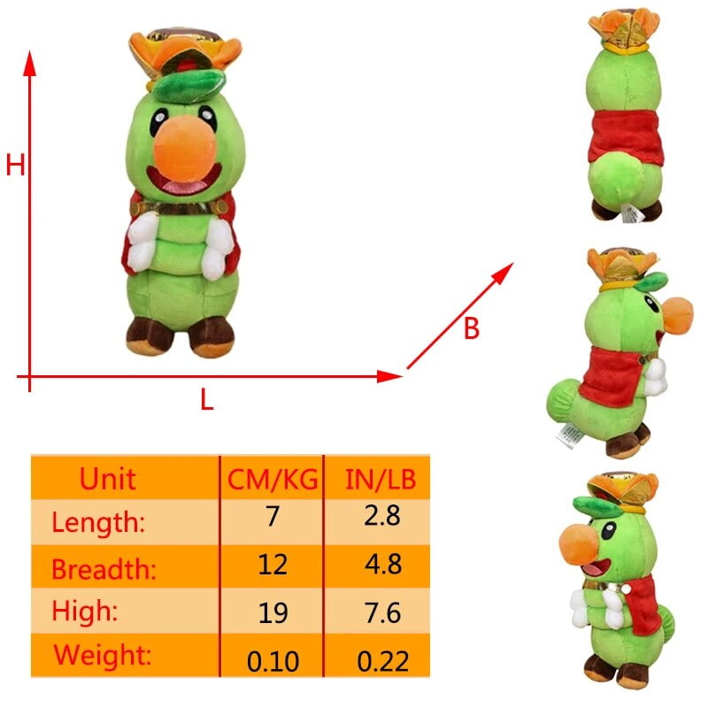 Mario Prince Florian Armad Condart Plush Toys Blooper Bessie Bass Diddy ...