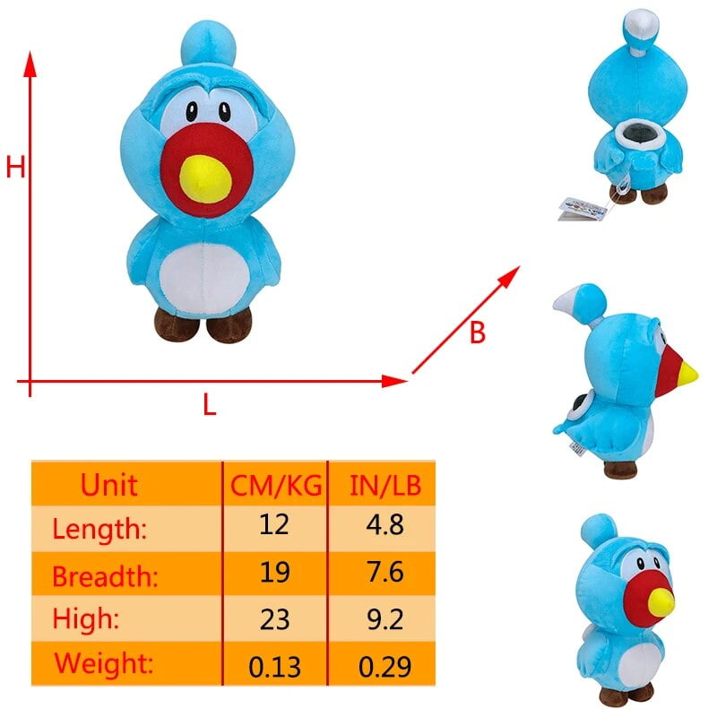 Mario Prince Florian Armad Condart Plush Toys Blooper Bessie Bass Diddy ...