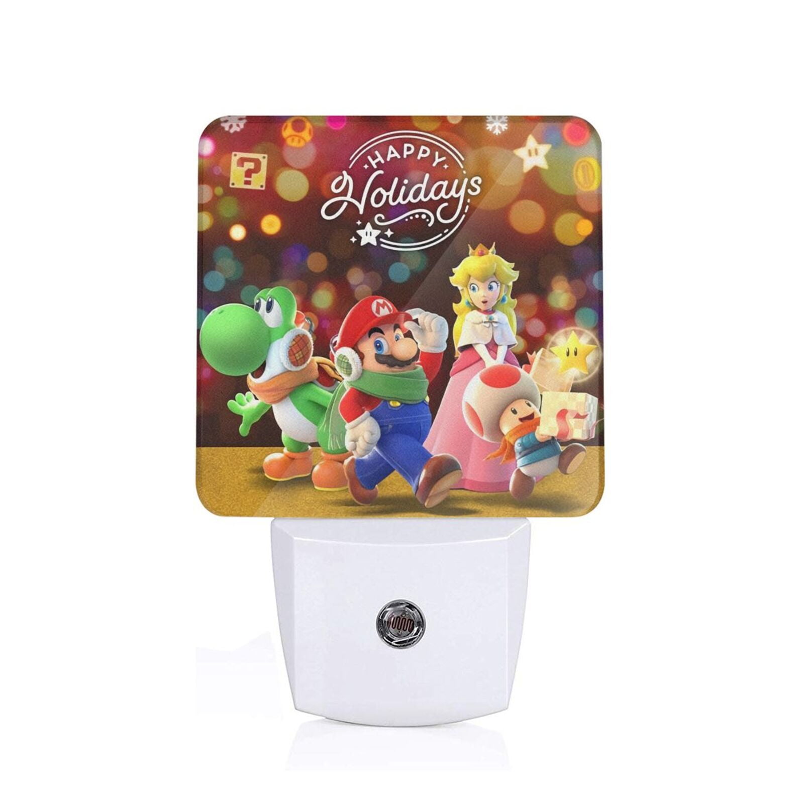 Mario And Princesa Peaches Night Light,Night Lights Plug into Wall,1 ...