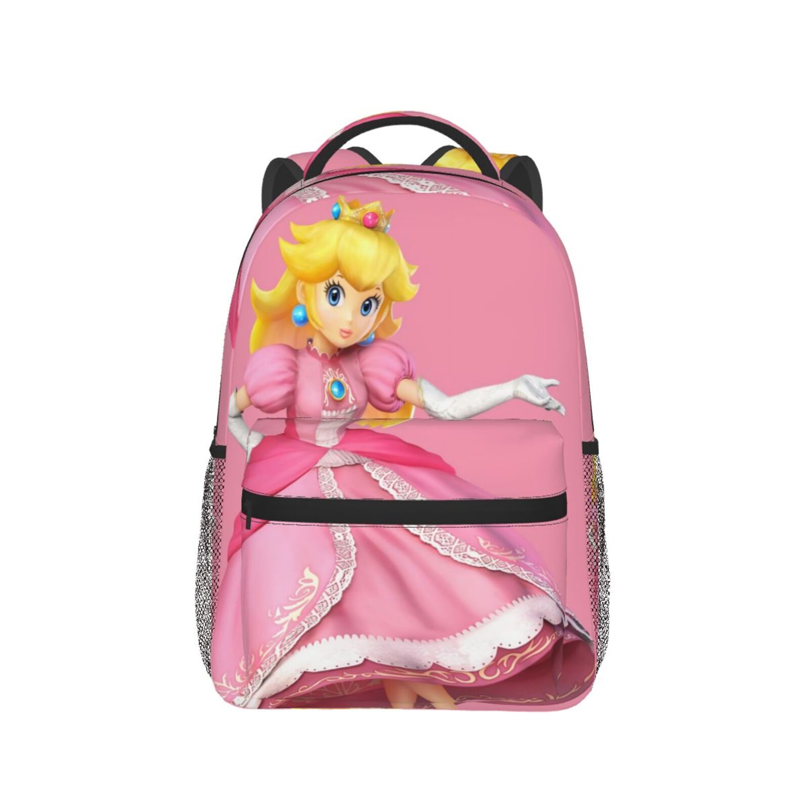 Mario Princess Peach Backpack,Polyester Travel Backpack for Women Men ...