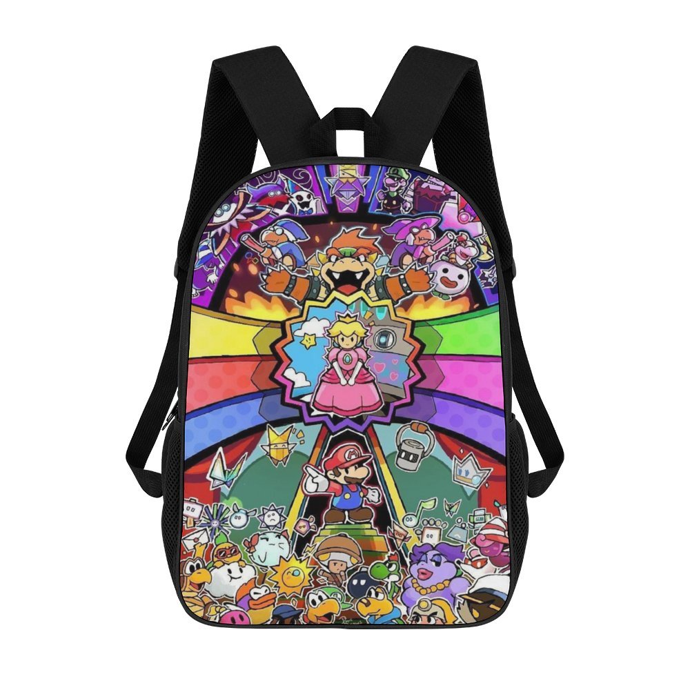 Mario Princess Peach Backpack for Kids School Supplies Backpack Mario ...