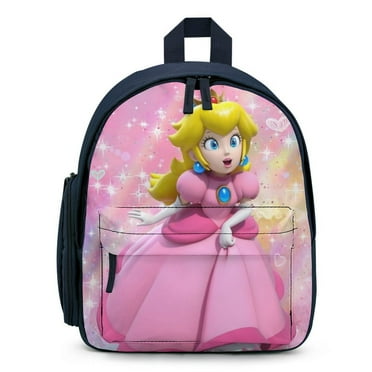 Super Mario Brothers Princess Peach 17" Quilted Adult Backpack ...