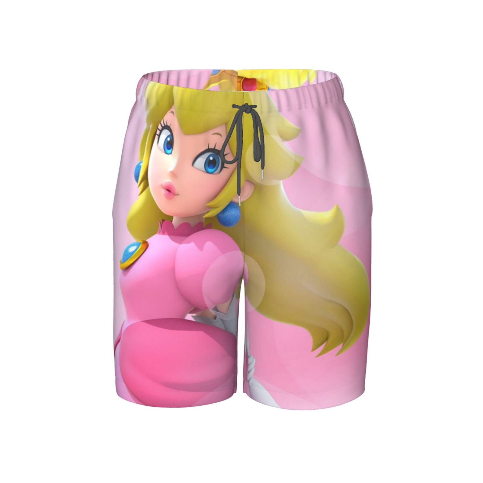 Mario Princess Peach Boy'S Swim Trunks Quick Dry Board Shorts Kids ...