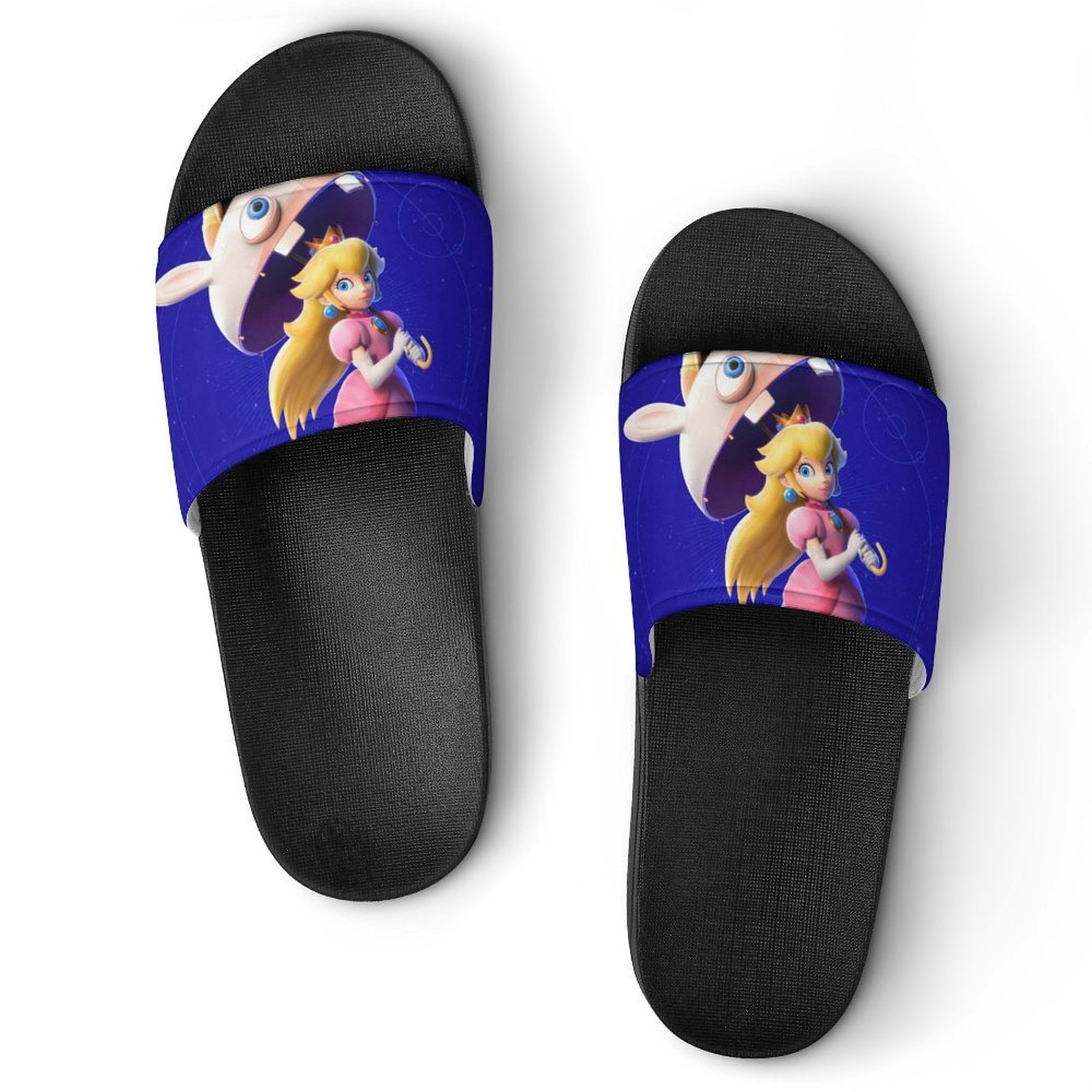 Mario Princess Peach Boys Slide Sandals, Comfort Casual Pool Slide ...