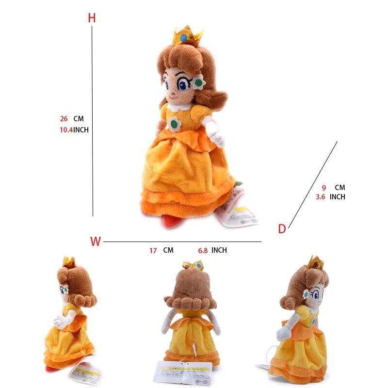 Mario Princess Peach Daisy Toadette Rosalina Pauline Baby Princess Toys ...