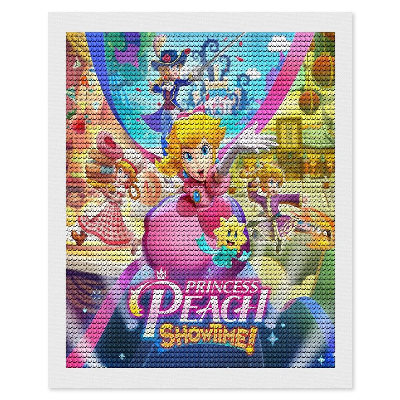 Mario Princess Peach Diamond Art Kits for Adults Diamond Art Gem Art ...