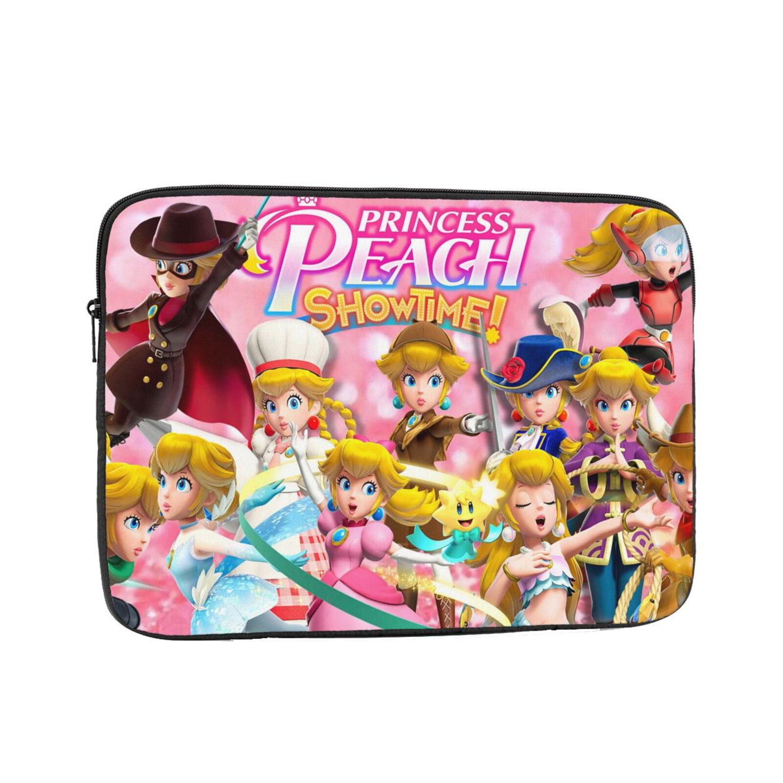 Mario Princess Peach Laptop Sleeve Case 17 Inch Laptop Bags Notebook ...
