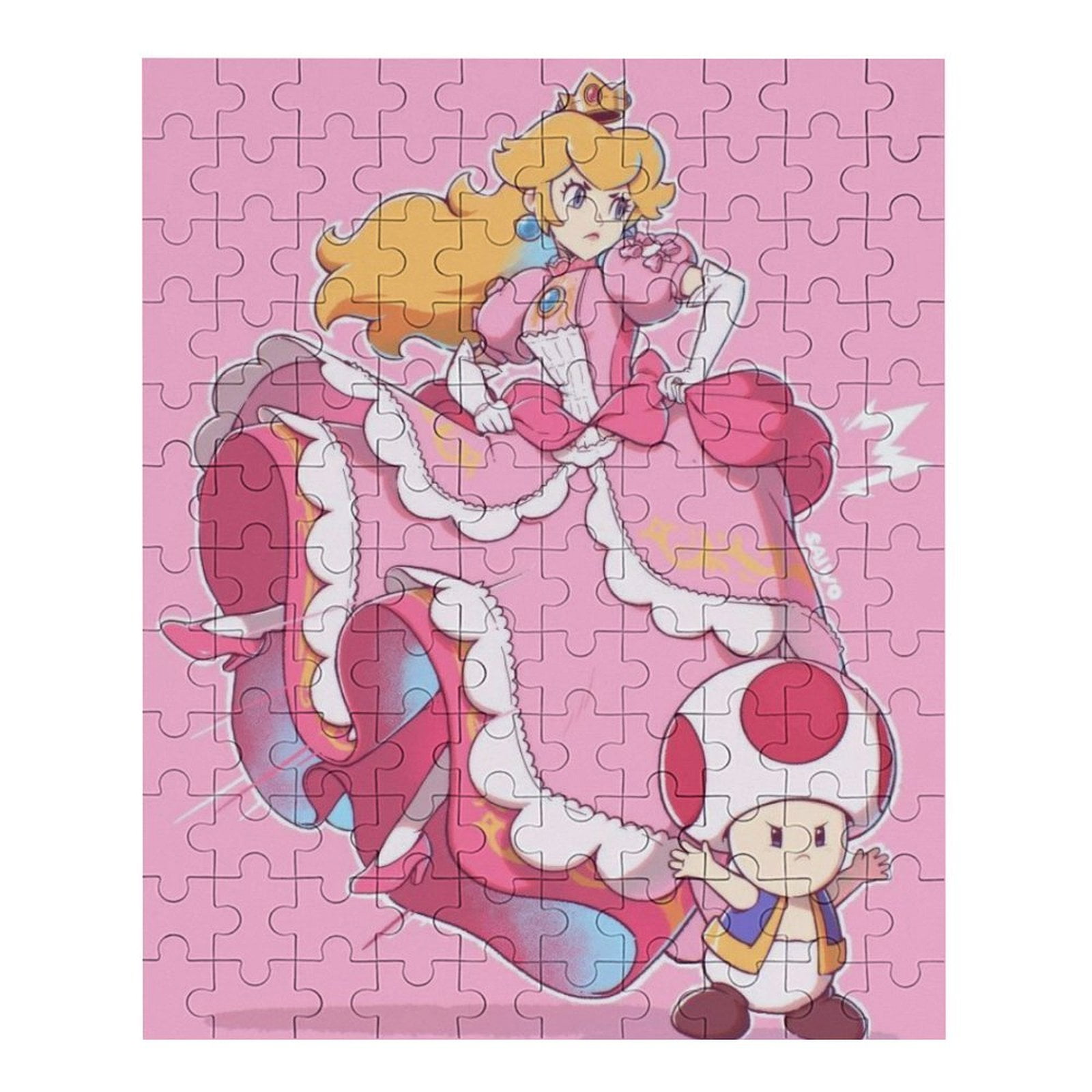 Mario Princess Peach Merch Mario Princess Peach Puzzles for Kids 120 ...